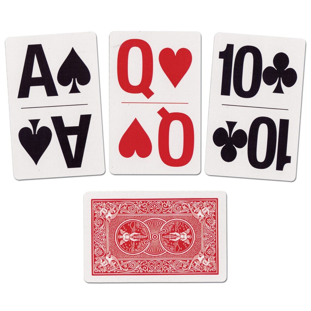 Bold Number Playing Cards - Vision Forward